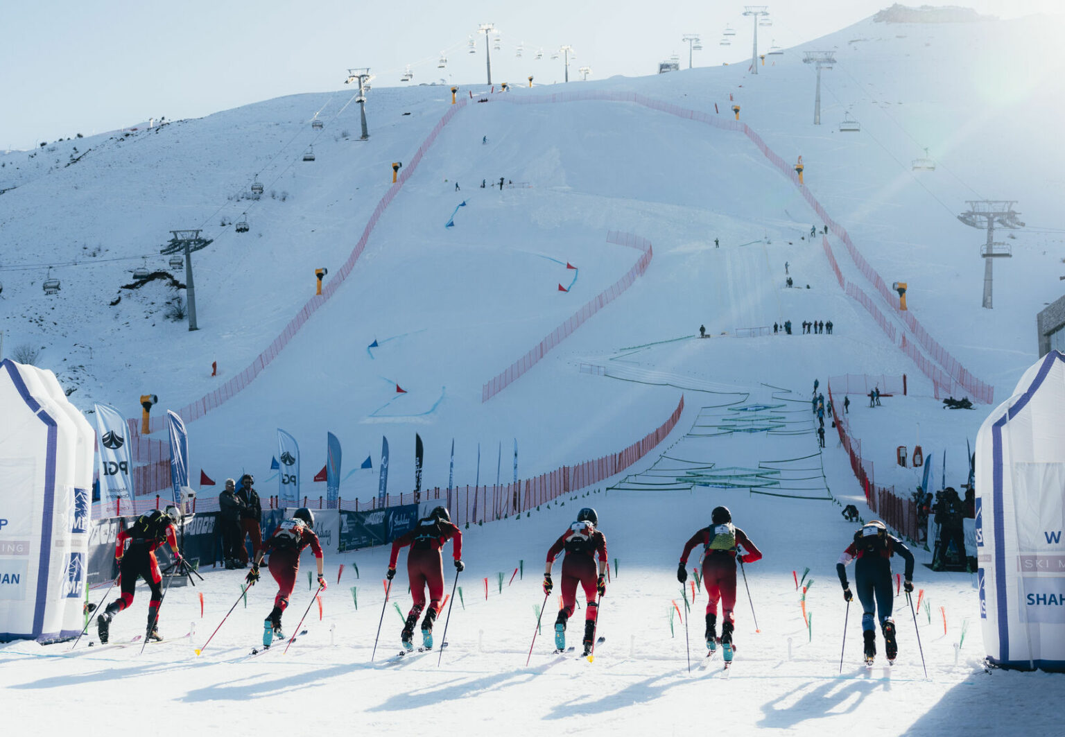 Francs Jeux Regula Meier (ISMF) before the Olympic debut of ski ...